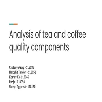 Analysis of tea and coffee quality components.pptx