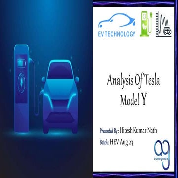 Analysis Of Tesla Model Y.pptx