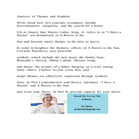 A Raisin in the Sun Introduction Lorraine Hansberry | PPTX