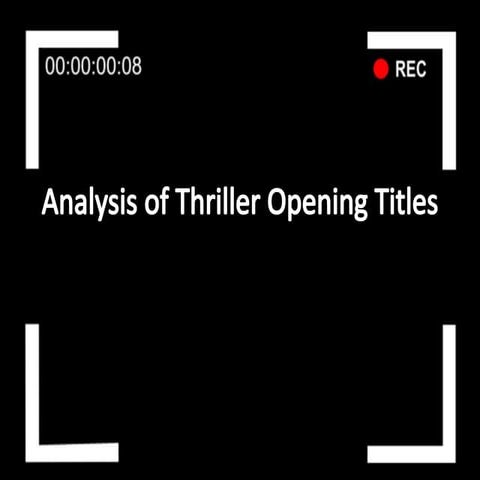 The opening sequence analysis of the shining | DOCX