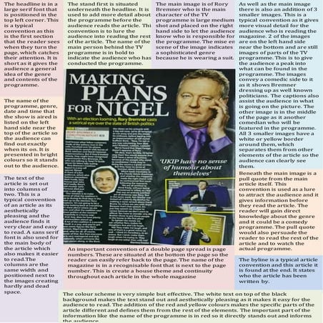 Analysis of total tv guide | DOCX