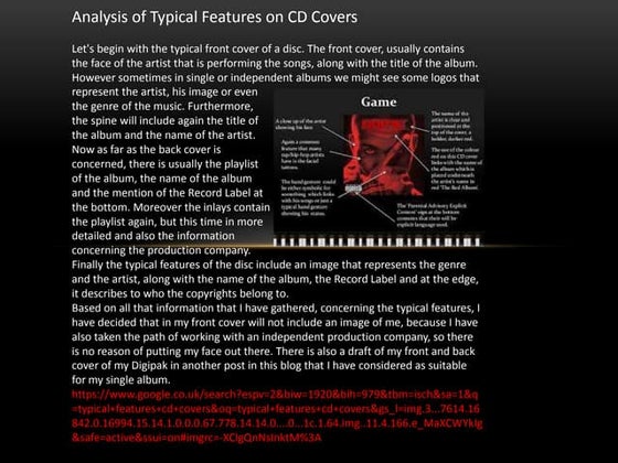 Codes and conventions of a digipack | PPTX