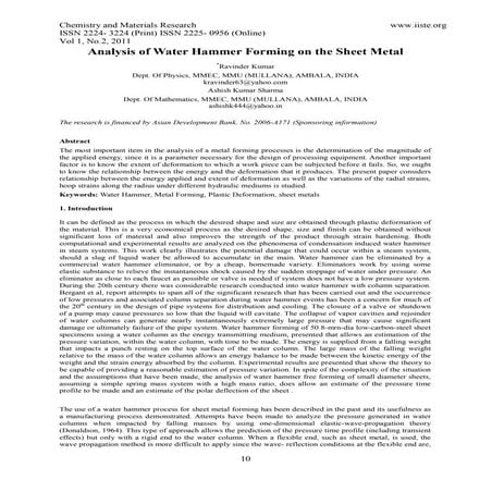High energy rate forming process | PPTX