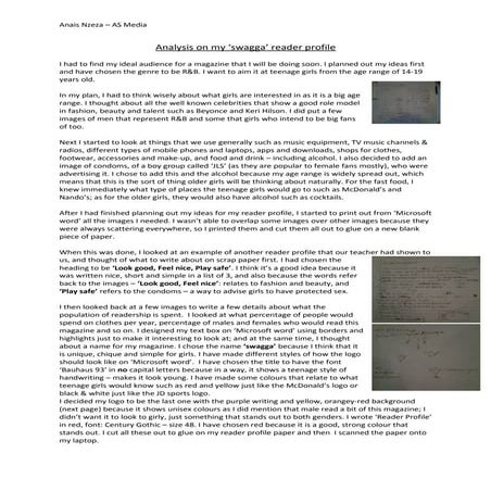 My double page spread ideas | DOCX