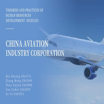 ANALYSIS ON THE DEVELOPMENT OF HUMAN RESOURCES OF CHINA AVIATION ...