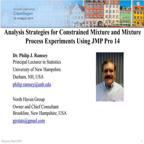 Analysis strategies for constrained mixture and mixture process experiments using jmp pro 14 | PPTX