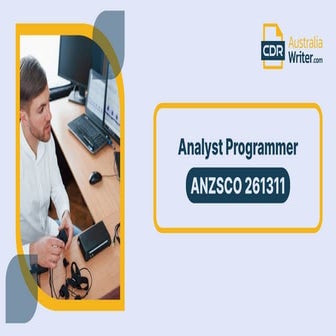 Analyst Programmer.pdf _CDR Australia Writer | PPT