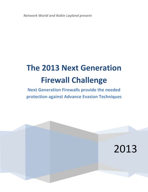 Next generation firewall(ngfw)feature and benefits | PPT