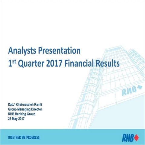Presentation - 1Q 2017 | PPT