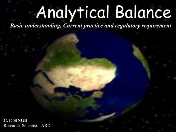 Analytical balance Presentation | PPT | Chemistry | Science