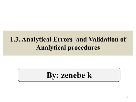 LOB LOD LOQ for method validation in laboratory | PDF | Physics | Science