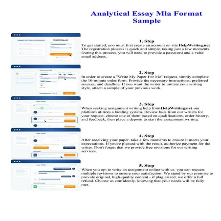 Analytical Essay Mla Format Sample | PDF