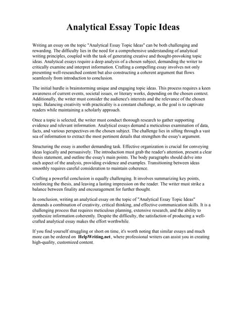 Analytical Essay Topics.pdf