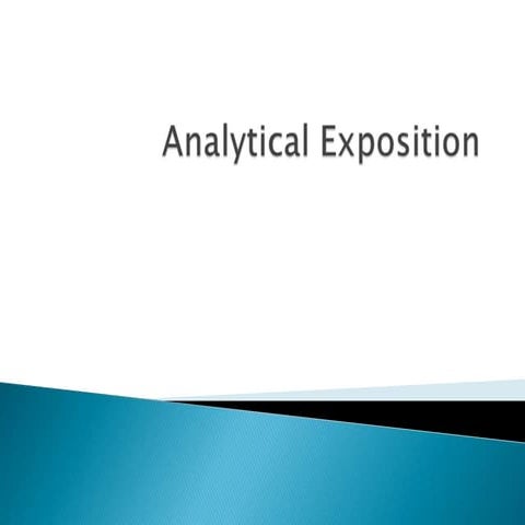 Analytical exposition | PPTX