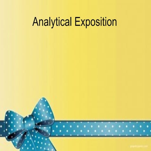 Analytical Exposition Text | PPT
