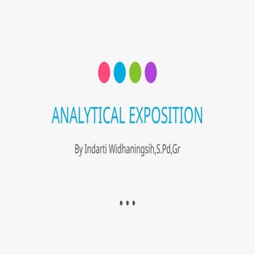 Analytical exposition smk semester pada fase E | PPTX