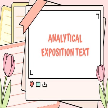 analytical exposition text contoh mapel big | PPT