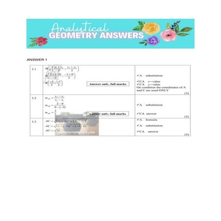 Analytical Geometry Answers to Practice Questions .pdf