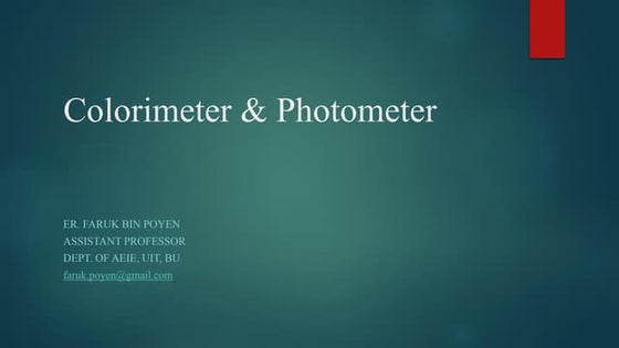 Polarimeter: An introduction and Demonstration (Anton Parr,s instrument ...