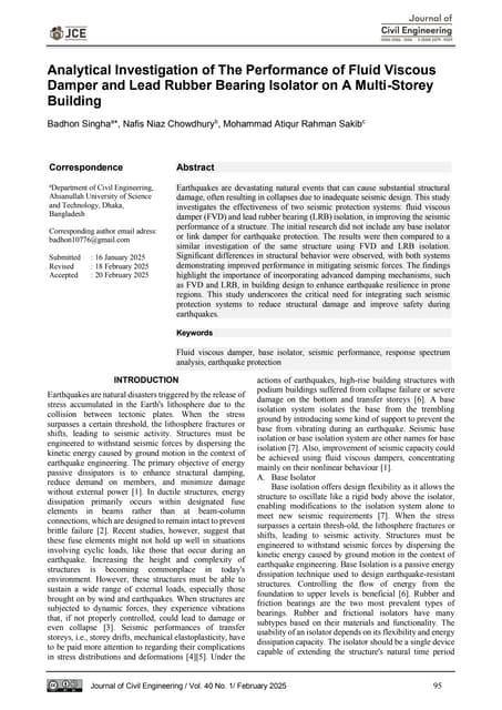SEISMIC ANALYSIS OF HYBRID STRUCTURAL CONTROL SYSTEM IN RC BUILDING | PDF