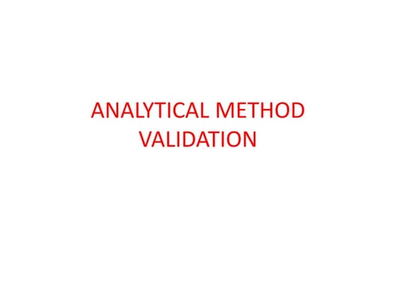 To perform Analytical method validation of Paracetamol Tablets by UV-spectrophotometric method ...