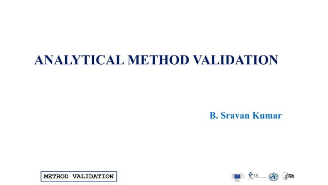 Related Substances-Method Validation-PPT_slide | PPT