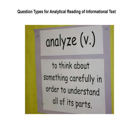 Analytical questions for info text(1) | PPTX