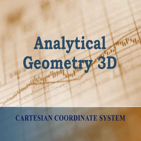 Analytical geometry 3D | PPTX