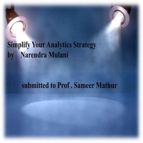 Simplify Your Analytics Strategy Ppt 9667