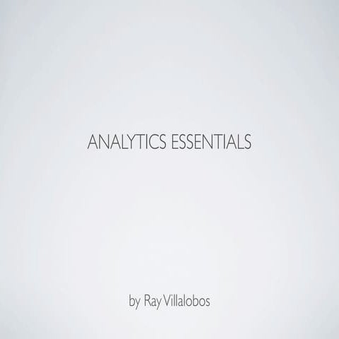 Analytics essentials | KEY
