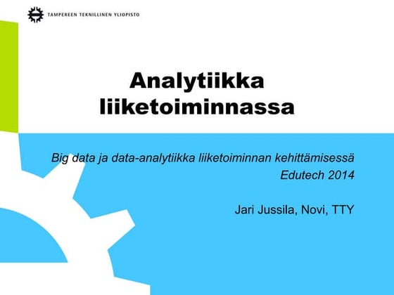 HR-analytiikka - ilmiöistä käytäntöön | PPT