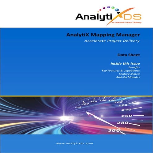 Analytix Mapping Manager Datasheet | PDF