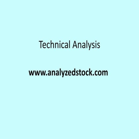 Technical Analysis made easy | PPT
