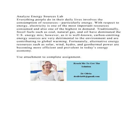 Analyze Energy Sources LabEverything people do in their daily live.docx
