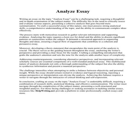 Sample Of Analysis Essay.pdf