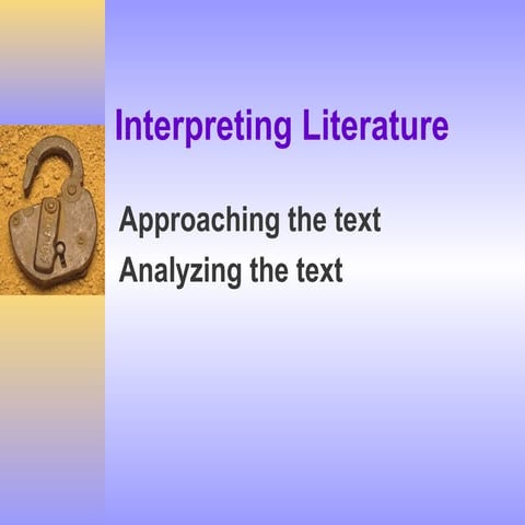 Analyze fiction irony | PPT