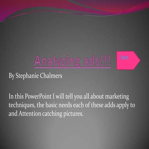 Analyzing ads!!! | PPT