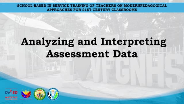 Analyzing and Interpreting Assessment Data.pptx Analyzing and Interpreting Assessment Data.pptx