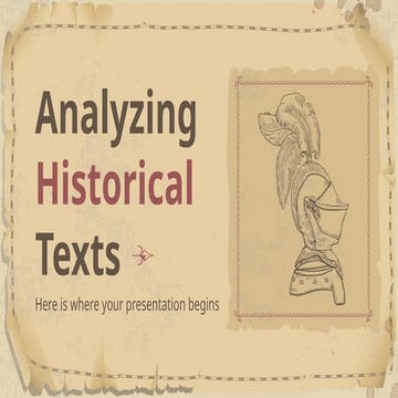 Analyzing Historical Texts by Juan Dela Cruz | PPT
