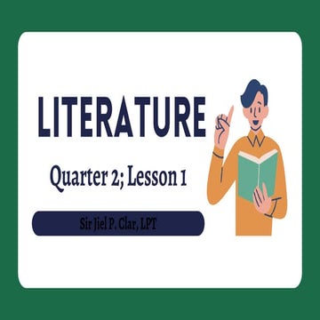 Analyzing Literature with Key Ideas and Details Education Presentation ...