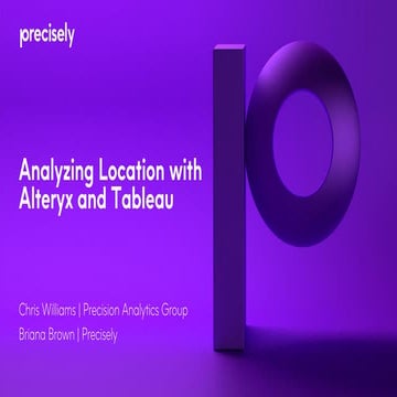 Analyzing Location with Alteryx and Tableau | PDF