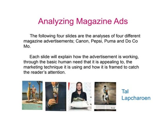 Analyzing ads | PPT