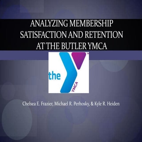 Analyzing Membership Satisfaction And Retention | PPTX