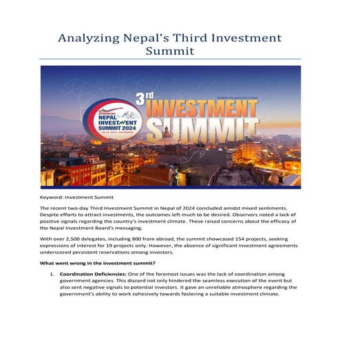 Analyzing Nepal's Third Investment Summit.pdf