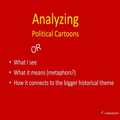 Analyzing political cartoons | PPTX