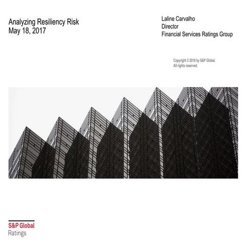Analyzing Resiliency Risk - Laline Carvalho | PDF