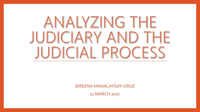 Judicial branch of the philippines | PPTX