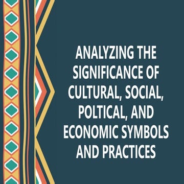 ANALYZING THE SIGNIFICANCE OF CULTURAL, SOCIAL, [Autosaved] [Autosaved ...