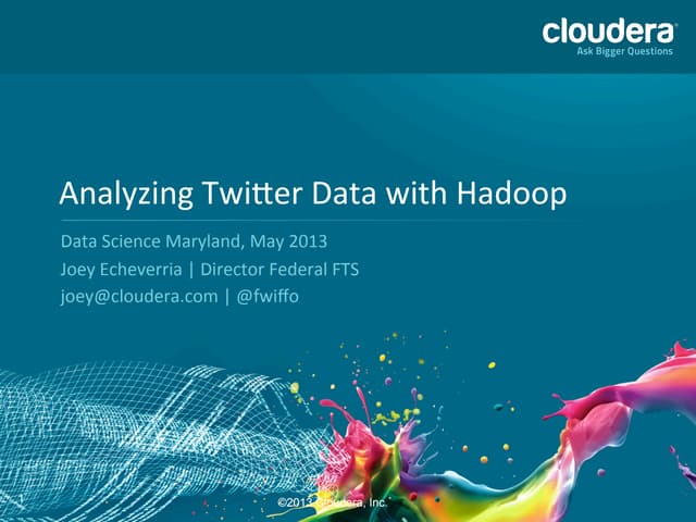Analyzing Twitter Data With Hadoop Pdf Databases Computer