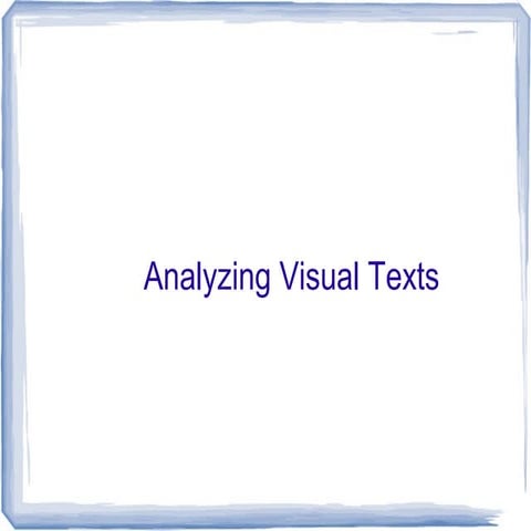 Visual text comprehension